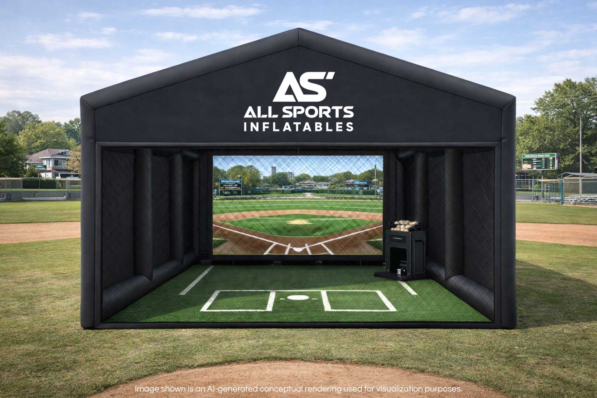 Introducing the First Portable Inflatable Baseball Simulator Experienc ...