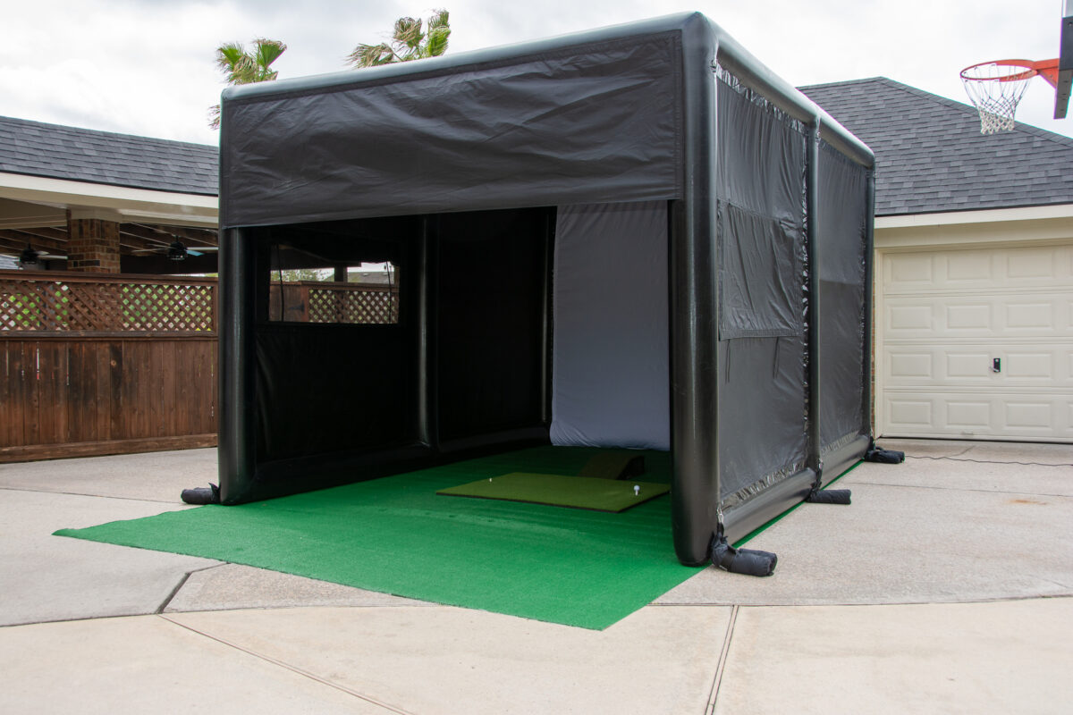 Portable Golf Simulator Enclosure - All Sports Inflatables