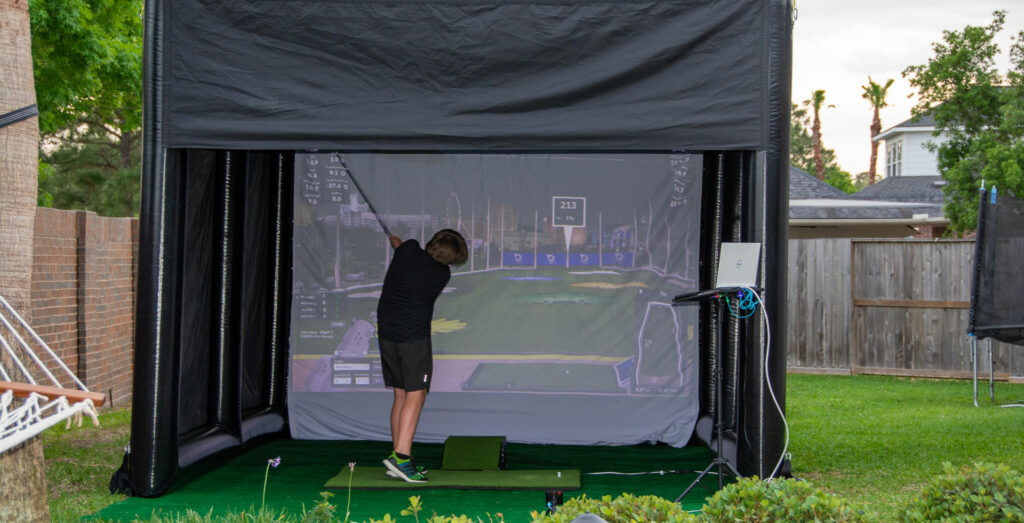 Inflatable Golf Simulator Enclosure - All Sports Inflatables