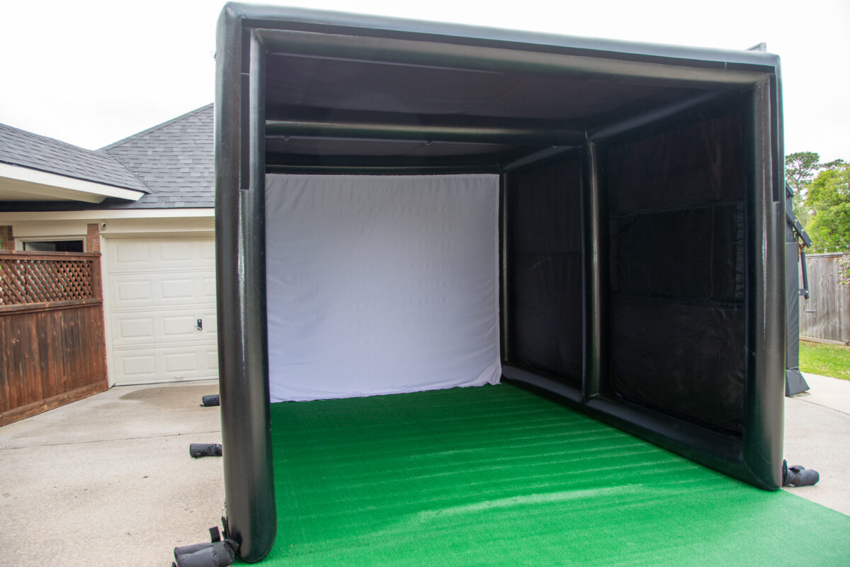 Portable Golf Simulator Enclosure - All Sports Inflatables